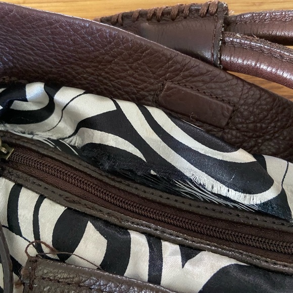 Bags | Allison Scott Brown Leather Hobo Bag | Poshmark